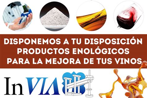 Productos enológicos para cada uno de los procesos del vino InVIAhobby
