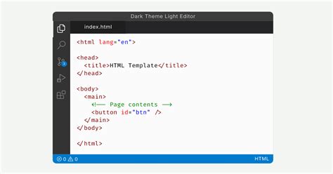 Dark Theme Light Editor By Soklay Sam Vs Code Themes