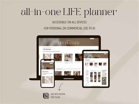 2024 Notion Life Planner Template All In One Notion That Girl Aesthetic Notion Template