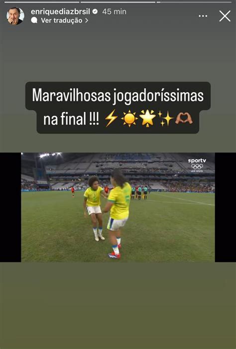 Olimpíadas Brasil avança para a final no futebol feminino e famosos reagem