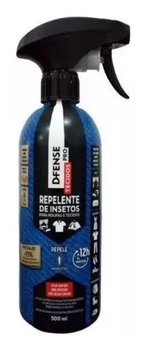 Repelente De Insetos D Fense Pro Roupas Tecidos 500ml Parcelamento