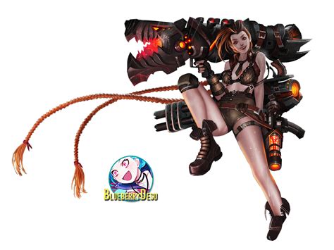 Jinx Render Ideal Skin By Blueberrydesu On Deviantart