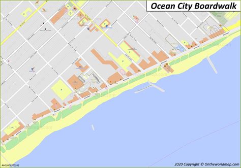 Printable Map Of Ocean City Nj