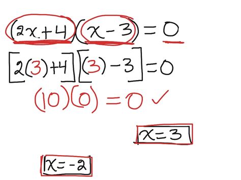ShowMe Zero Product Principle