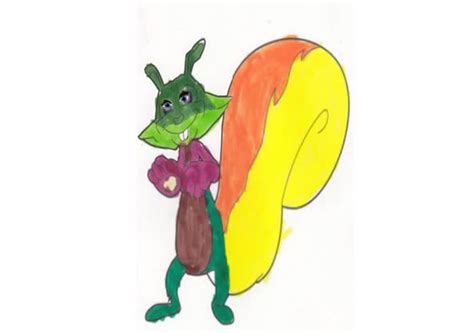 Squiggle The Talking Squirrel Gortskehy National School Mayo Ireland