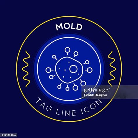 Mold Circle Badge Modern Logo Vector Icon Design Line Style High Res