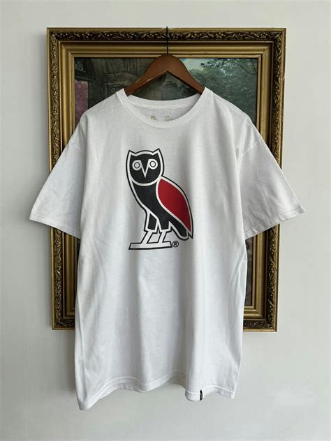 Octobers Very Own Octobers Very Own Ovo Owl Streetwear White Tee Grailed