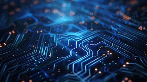 Blue Purple Circuit Board Tech Background Circuit Board Tech