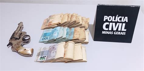Polícia Civil Apreende Arma E Dinheiro Durante Ocorrência De Violência