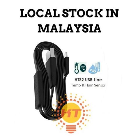 Broadlink Hts2 Temperature And Humidity Sensor Usb Cable Lazada