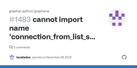 Cannot Import Name Connectionfromlistslice From Graphqlrelay