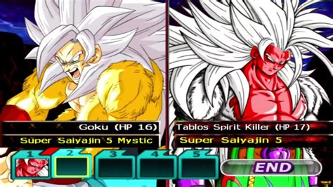 La Revancha De Goku Goku Ssj5 Mystic Vs Tablos Ssj5 Spirit Killer