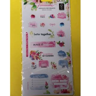 Cartela De Adesivos Shopee Brasil