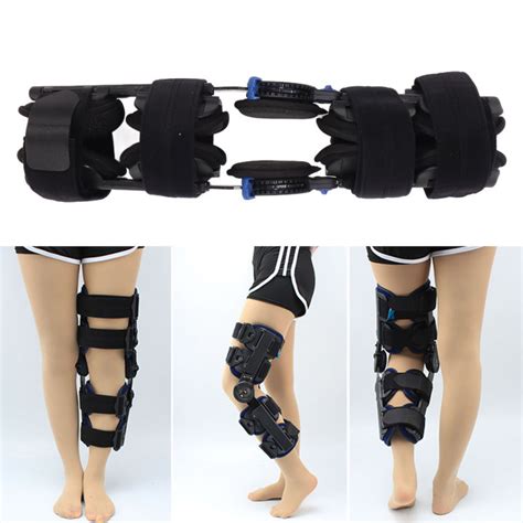 Post Op Knee Brace Hinged Knee Immobilizer Aluminum Brace One Touch