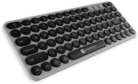 Portronics Por 375 Bluetooth Wireless Handheld Multi Device Keyboard Compatible With Desktop