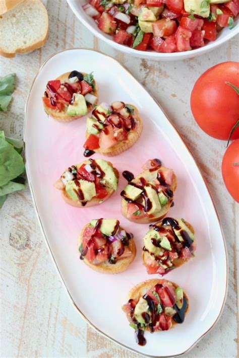 Avocado Bruschetta Quick And Easy Recipe