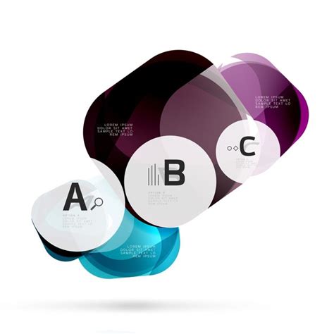 premium vector vector shiny blank web option boxes geometric elements