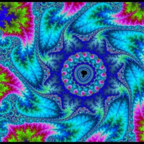 Mandelbrot Zoom Fractal  Abstract Pink And Purple Flowers