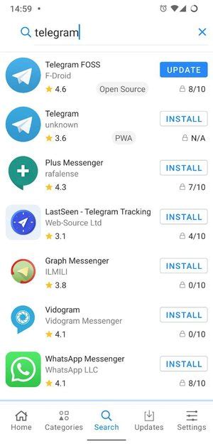 App Lounge Update Problem With Specific Apps Element Telegram
