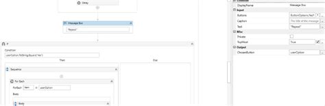 loop with condition in message box help uipath community forum