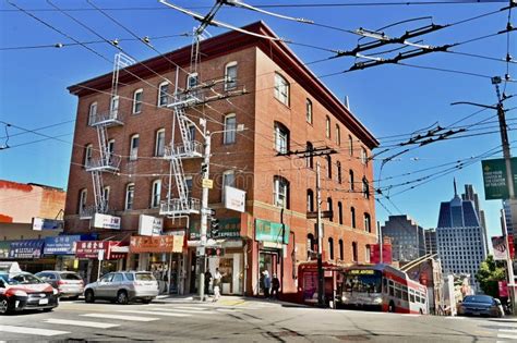 Pacific Fruit Packing Company Chinatown San Francisco 3 Editorial Stock