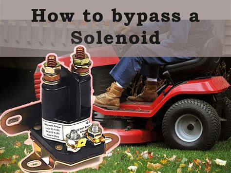 How To Replace A Solenoid On A Craftsman Lawn Tractor » Wiring Work