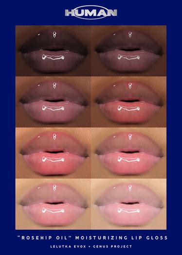 Second Life Marketplace Humanrosehip Oil Moisturizing Lip Gloss