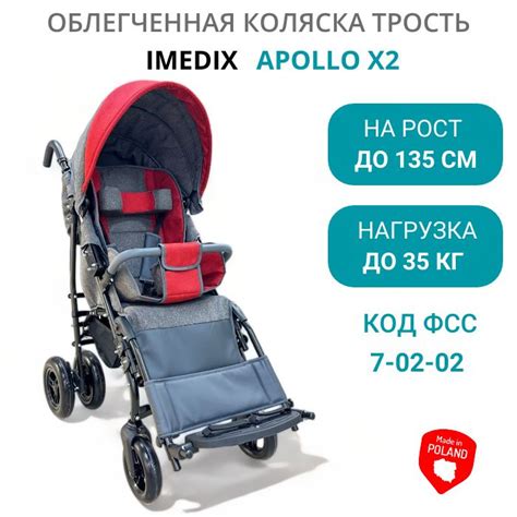 Кресло-коляска для детей с ДЦП Apollo X2 - купить с доставкой по ...