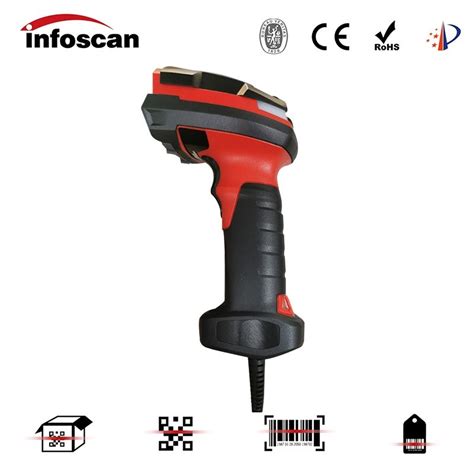 Industrial Corded Handheld Portable QR Code Reader 1D 2D Barcode Scanner Bar Code Scanner And