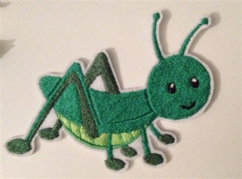Embroidery Design Grasshopper 4x4 Digital Download Etsy