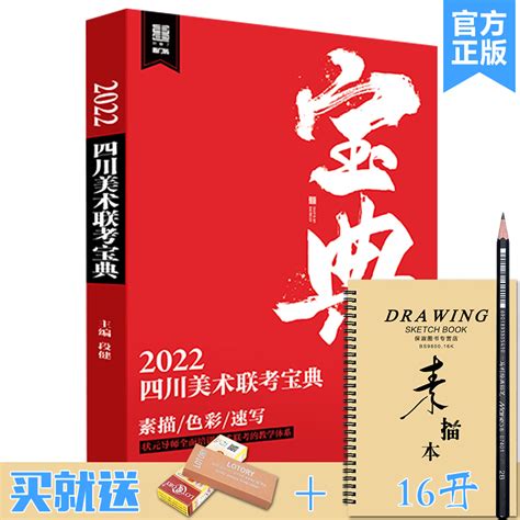 2022四川美术联考宝典敲门砖段健素描速写色彩川美考题解析艺考书籍虎窝淘