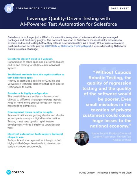 Leverage Quality Driven Testing With Ai Powered Test Automation For Salesforce