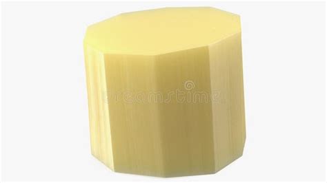 Textured Hexagonal Wooden Log Design Element Stock Image Image Of