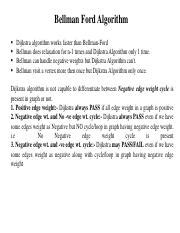 Lecture Bellman Ford Algorithm Pdf Bellman Ford Algorithm