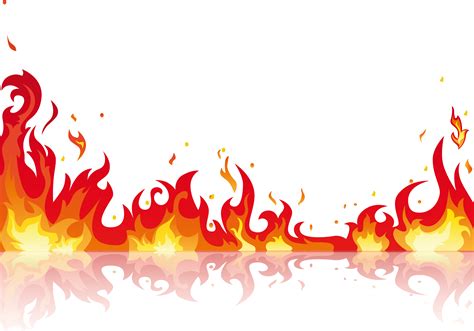 Flame Border Vector At Getdrawings Free Download