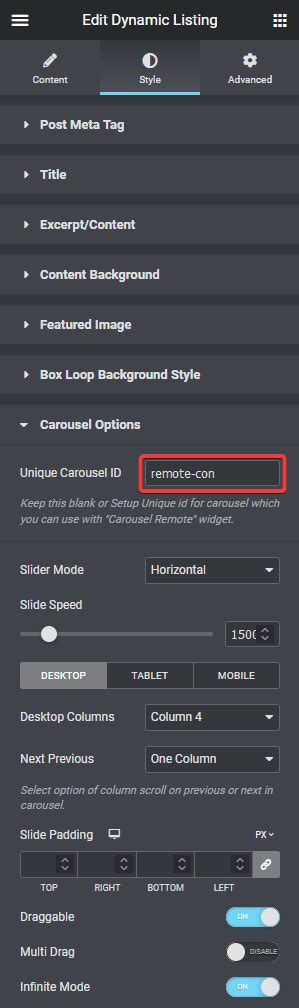 How To Connect A Carousel Remote Sync Dots And Arrows With Elementor