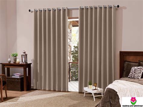 Cortina De Varão Sala Ou Quarto 3 00m X 2 50m Ilhós Cromado R 59 99