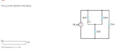 Solved Find Io in the network in the figure k Io m Φ Chegg com