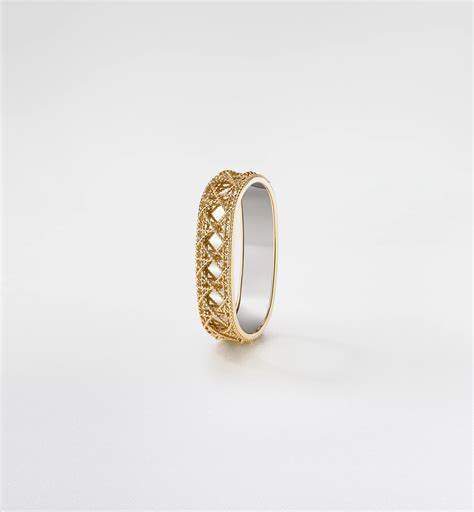 My Dior Ring Yellow And White Gold Dior