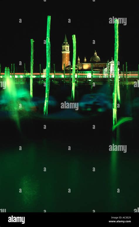 Gondolas On The Grand Canal At Piazza San Marco St Marks Square With