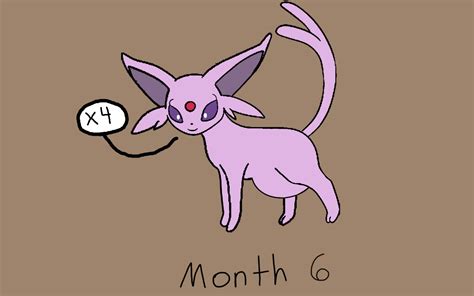 Espeon Pregnancy Sequence Month 6 By 452799 On Deviantart