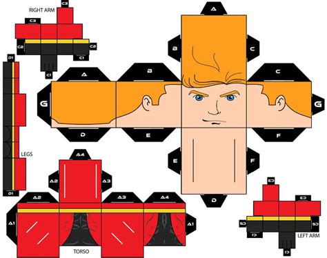 Cubeecraft Elongated Man Dc Super Heroes By Handita2006 On Deviantart