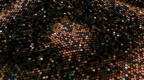 Premium Photo D Waves On Cybernetic Field Animation Live Ripples On