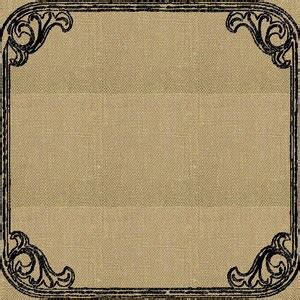 Scroll Square Font Frame Monogram Design Font Not Included EMBROIDERY DESIGN FILE Instant