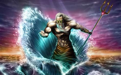 Poseidón dios del mar y los océanos Mitologia Griega