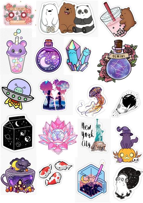 Pin de Laila em stickers Adesivos bonitos Adesivos imprimíveis