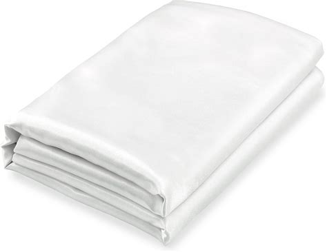 Satin Flat Sheet Only 1 Piece Top Sheet Extra Soft Silk