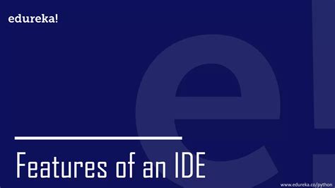 Top 10 Ides For Python Edureka Ppt