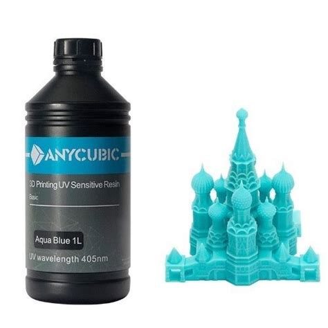 Фотополимерная смола Anycubic Basic 0.5 л Голубой