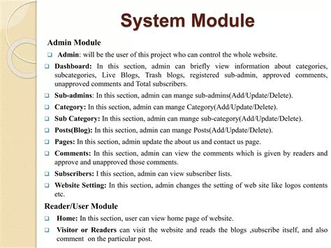 Blog Management System Pptx